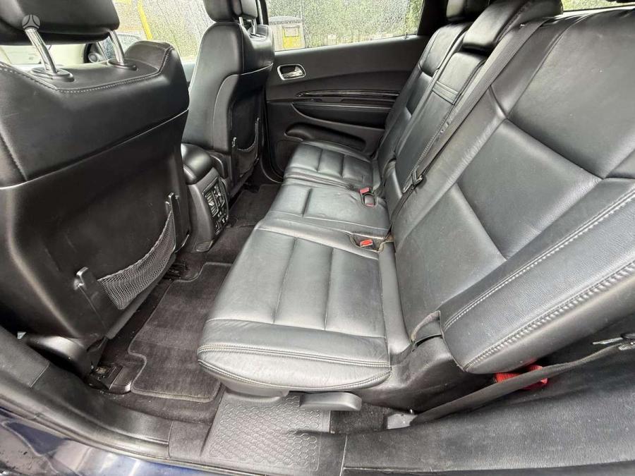 Blue Dodge Durango 2014 in Kaunas, with an engine capacity of 3.60 L and mileage of 245 thousand km for 13800 €, photo 21 on AUTOMOTO.COM.LV