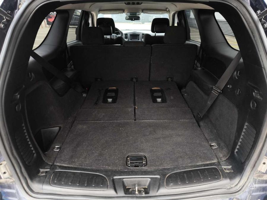 Blue Dodge Durango 2014 in Siauliai, with an engine capacity of 3.60 L and mileage of 295 thousand km for 5900 €, photo 15 on AUTOMOTO.COM.LV