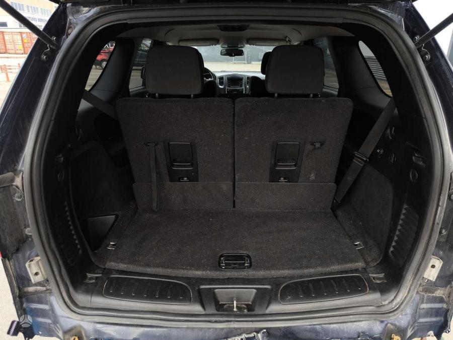 Blue Dodge Durango 2014 in Siauliai, with an engine capacity of 3.60 L and mileage of 295 thousand km for 5900 €, photo 16 on AUTOMOTO.COM.LV