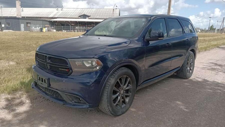 Blue Dodge Durango 2014 in Siauliai, with an engine capacity of 5.65 L and mileage of 162 thousand km for 7150 €, photo 1 on AUTOMOTO.COM.LV