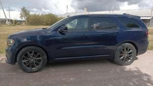 Blue Dodge Durango 2014 in Siauliai, with an engine capacity of 5.65 L and mileage of 162 thousand km for 7150 €, photo 3 on AUTOMOTO.COM.LV