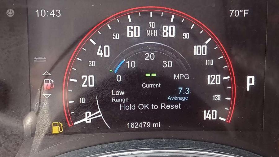 Blue Dodge Durango 2014 in Siauliai, with an engine capacity of 5.65 L and mileage of 162 thousand km for 7150 €, photo 17 on AUTOMOTO.COM.LV