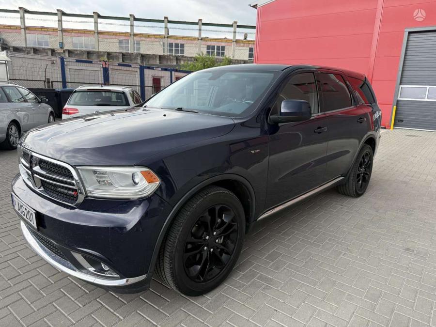 Zils Dodge Durango 2018 Viļņa, ar dzinēja tilpumu 3.60 L un nobraukumu 129 tūkst. km par 12500 €, foto 1 vietnē AUTOMOTO.COM.LV