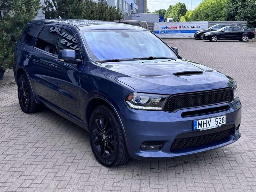 Zils Dodge Durango 2020 Telšiai, ar dzinēja tilpumu 3.60 L un nobraukumu 150 tūkst. km par 18500 €, foto 1 vietnē AUTOMOTO.COM.LV