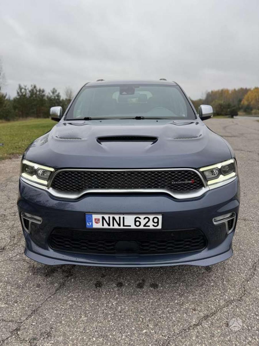 Blue Dodge Durango 2021 in Siauliai, with an engine capacity of 3.60 L and mileage of 90 thousand km for 27500 €, photo 9 on AUTOMOTO.COM.LV