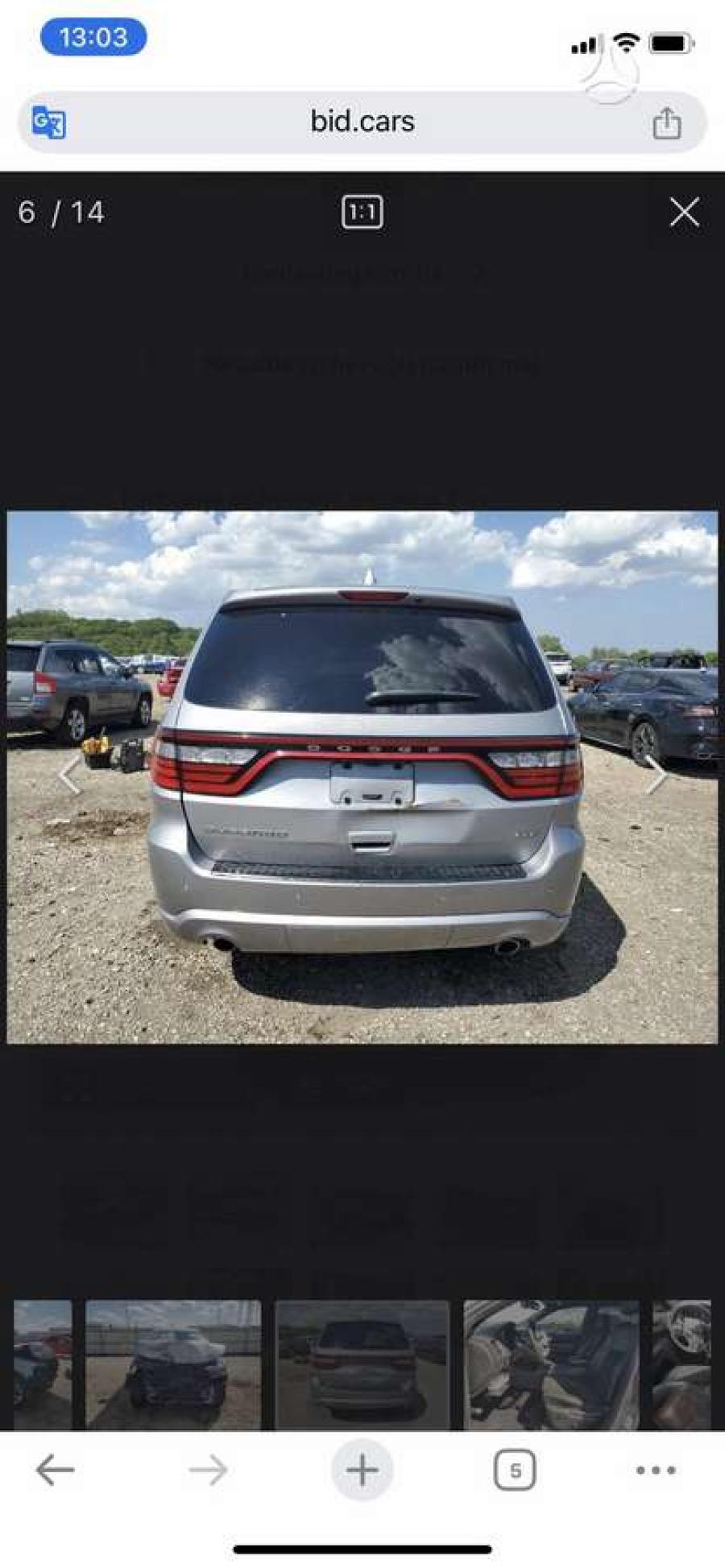 Zils Dodge Durango 2023 Raseiniai, ar dzinēja tilpumu 3.60 L un nobraukumu 82 tūkst. km par 10500 €, foto 6 vietnē AUTOMOTO.COM.LV