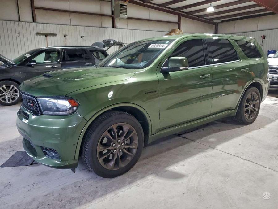 Green Dodge Durango 2020 in Klaipeda, with an engine capacity of 5.65 L and mileage of 158 thousand km for 12200 €, photo 1 on AUTOMOTO.COM.LV