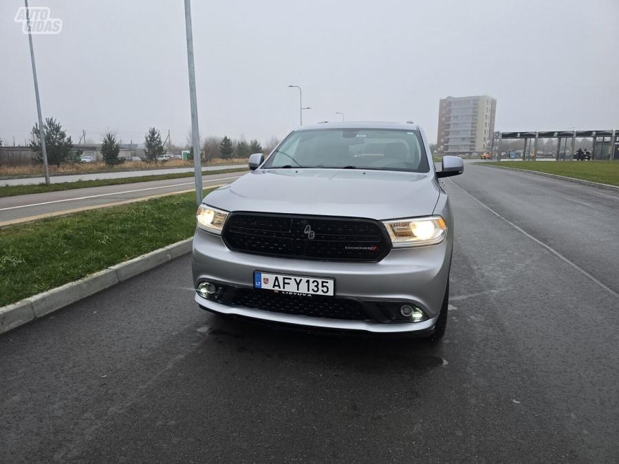 Pelēks Dodge Durango 2014 Klaipėda, ar dzinēja tilpumu 5.70 L un nobraukumu 285 tūkst. km par 12999 €, foto 2 vietnē AUTOMOTO.COM.LV