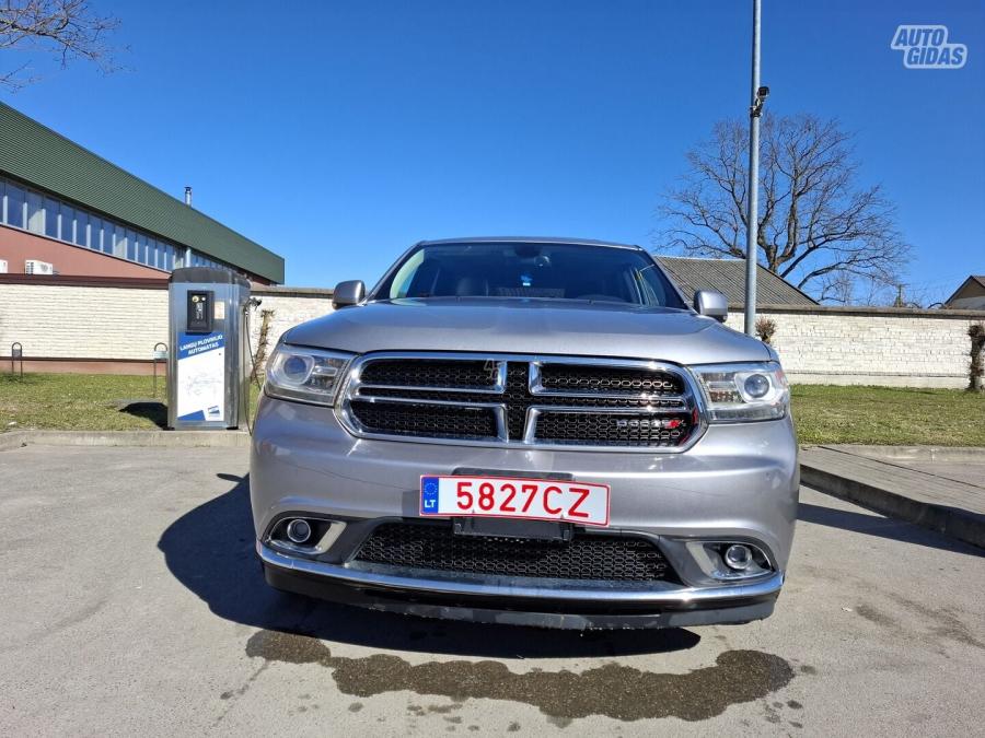 Pelēks Dodge Durango 2014 Mažeikiai, ar dzinēja tilpumu 3.60 L un nobraukumu 320 tūkst. km par 7500 €, foto 1 vietnē AUTOMOTO.COM.LV