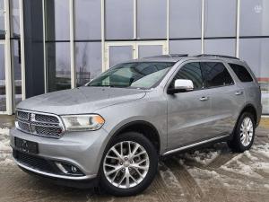 Pelēks Dodge Durango 2015 Viļņa, ar dzinēja tilpumu 3.60 L un nobraukumu 300 tūkst. km par 15350 €, foto  vietnē AUTOMOTO.COM.LV