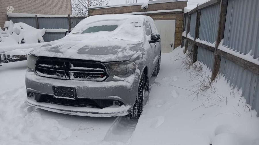 Pelēks Dodge Durango 2015 Šauļi, ar dzinēja tilpumu 3.60 L un nobraukumu 287 tūkst. km par 7300 €, foto 1 vietnē AUTOMOTO.COM.LV