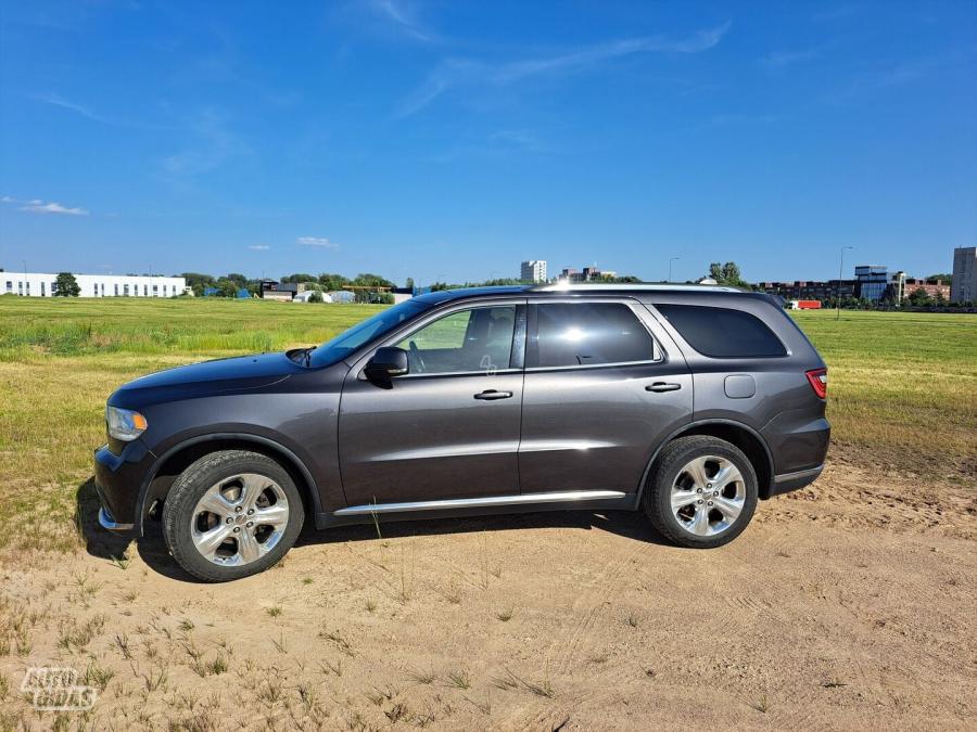 Pelēks Dodge Durango 2015 Kauņa, ar dzinēja tilpumu 3.60 L un nobraukumu 263 tūkst. km par 13900 €, foto 1 vietnē AUTOMOTO.COM.LV