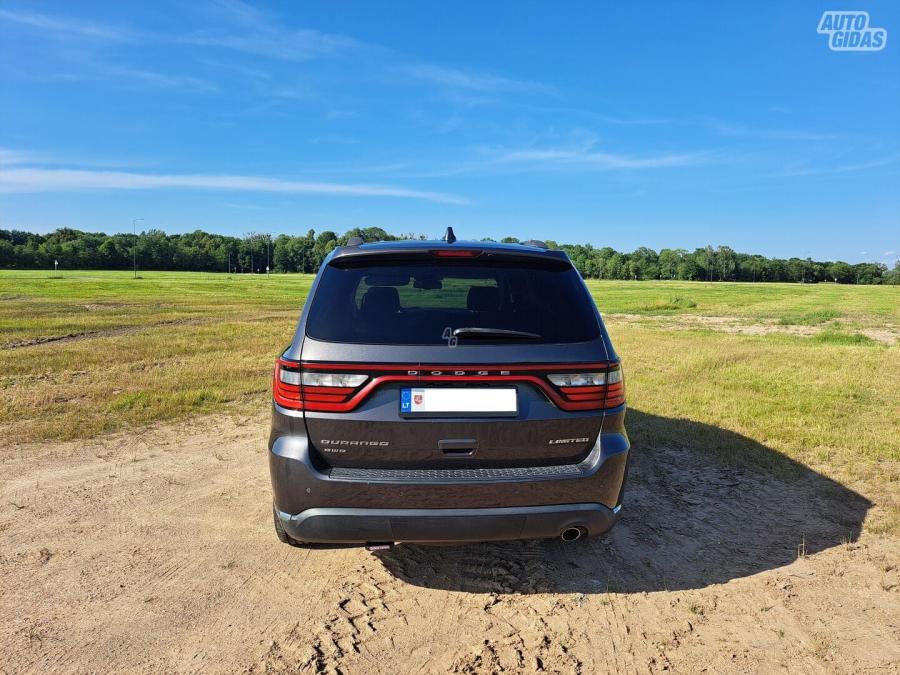 Pelēks Dodge Durango 2015 Kauņa, ar dzinēja tilpumu 3.60 L un nobraukumu 263 tūkst. km par 13900 €, foto 4 vietnē AUTOMOTO.COM.LV