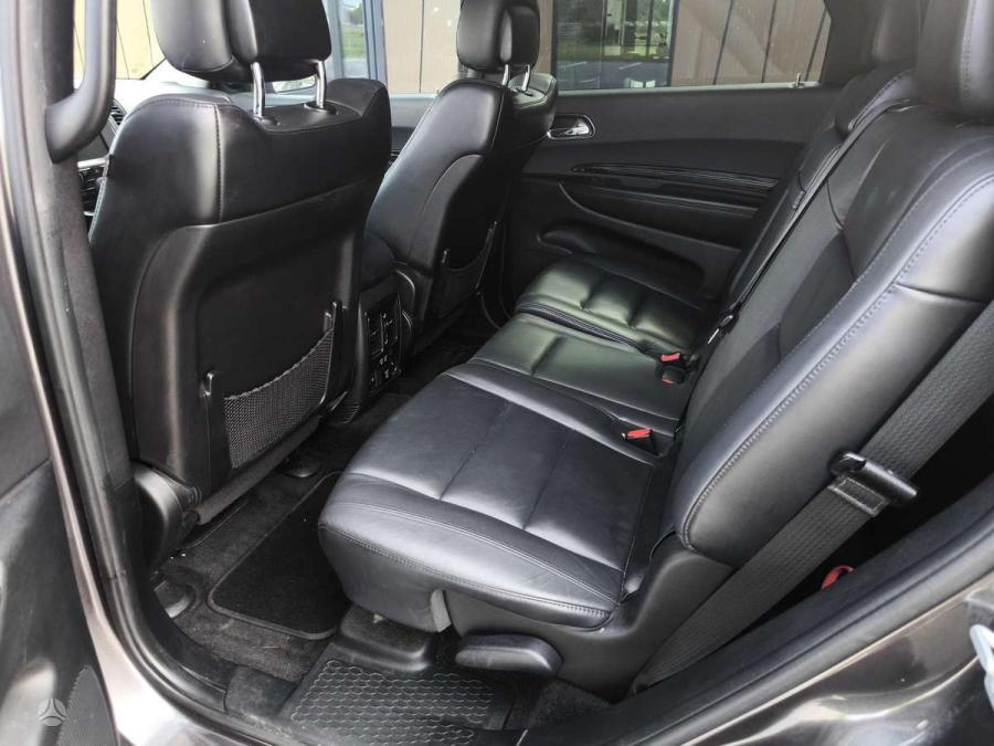 Pelēks Dodge Durango 2015 Šauļi, ar dzinēja tilpumu 3.60 L un nobraukumu 259 tūkst. km par 7900 €, foto 13 vietnē AUTOMOTO.COM.LV