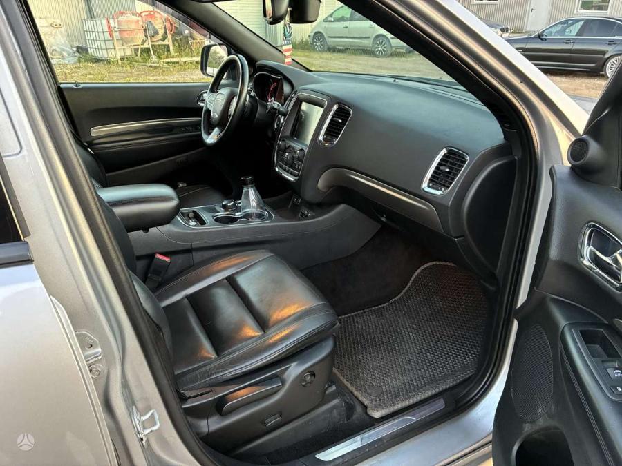 Pelēks Dodge Durango 2015 Klaipėda, ar dzinēja tilpumu 3.60 L un nobraukumu 339 tūkst. km par 13200 €, foto 7 vietnē AUTOMOTO.COM.LV