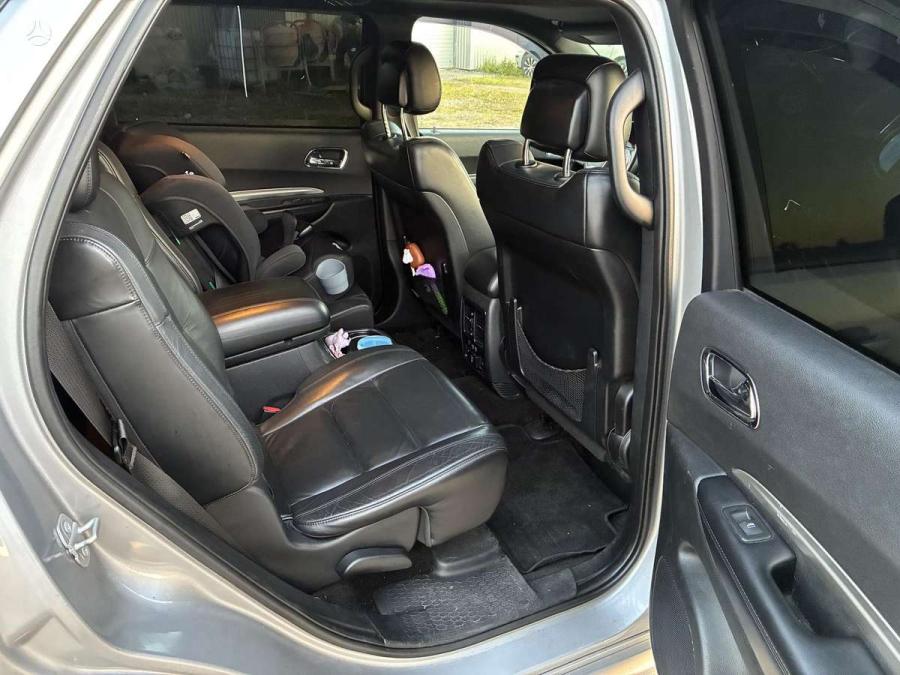 Pelēks Dodge Durango 2015 Klaipėda, ar dzinēja tilpumu 3.60 L un nobraukumu 339 tūkst. km par 13200 €, foto 8 vietnē AUTOMOTO.COM.LV