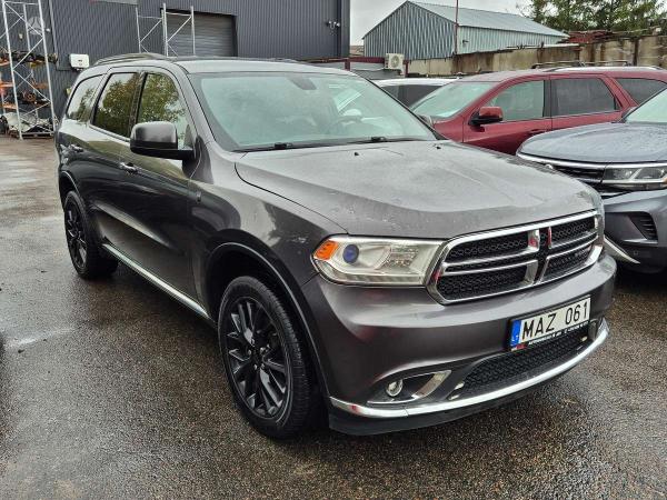 Dodge Durango 2015 Viļņa vietnē Pelēks Dodge Durango 2015 Viļņa, ar dzinēja tilpumu 3.60 L un nobraukumu 335 tūkst. km par 8499 €, foto 1 vietnē AUTOMOTO.COM.LV