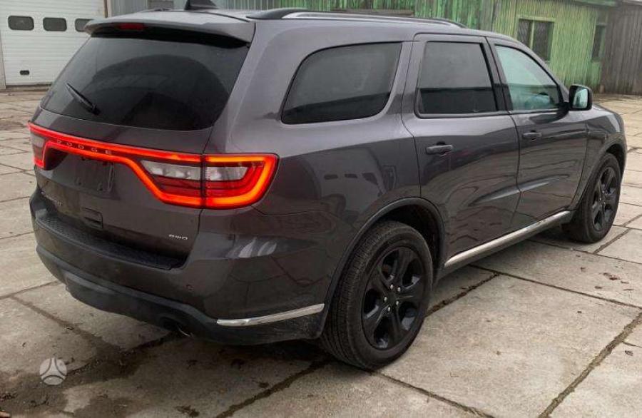 Pelēks Dodge Durango 2016 Klaipėda, ar dzinēja tilpumu 3.60 L un nobraukumu 218 tūkst. km par 11590 €, foto 8 vietnē AUTOMOTO.COM.LV