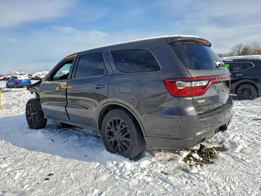 Grey Dodge Durango 2016 in Vilnius, with an engine capacity of 5.65 L and mileage of 174 thousand km for 9649 €, photo 1 on AUTOMOTO.COM.LV