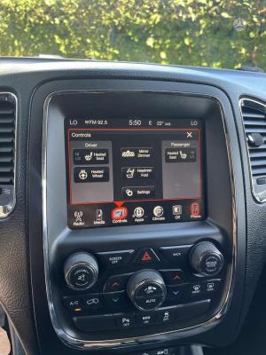 Grey Dodge Durango 2016 in Klaipeda, with an engine capacity of 3.60 L and mileage of 256 thousand km for 10990 €, photo 14 on AUTOMOTO.COM.LV