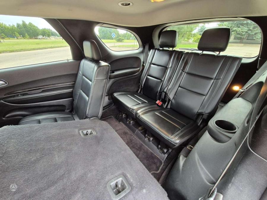 Pelēks Dodge Durango 2016 Kauņa, ar dzinēja tilpumu 3.60 L un nobraukumu 169 tūkst. km par 17700 €, foto 20 vietnē AUTOMOTO.COM.LV