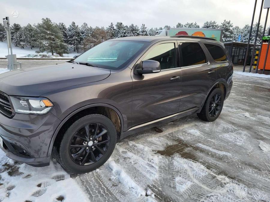 Grey Dodge Durango 2017 in Kaunas, with an engine capacity of 3.60 L and mileage of 160 thousand km for 15400 €, photo 11 on AUTOMOTO.COM.LV
