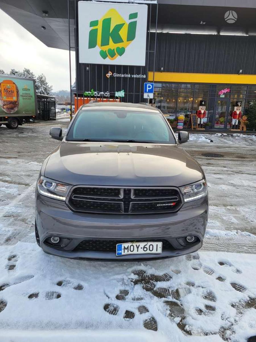 Grey Dodge Durango 2017 in Kaunas, with an engine capacity of 3.60 L and mileage of 160 thousand km for 15400 €, photo 13 on AUTOMOTO.COM.LV