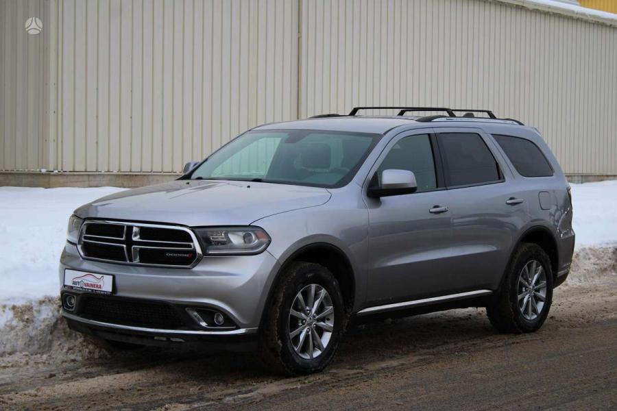 Pelēks Dodge Durango 2017 Viļņa, ar dzinēja tilpumu 3.60 L un nobraukumu 165 tūkst. km par 10900 €, foto 1 vietnē AUTOMOTO.COM.LV