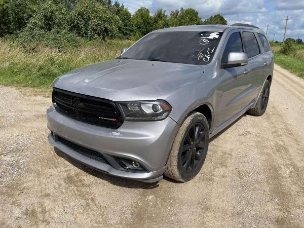 Grey Dodge Durango 2017 in Alytus, with an engine capacity of 5.65 L and mileage of 242 thousand km for 9300 €, photo 1 on AUTOMOTO.COM.LV