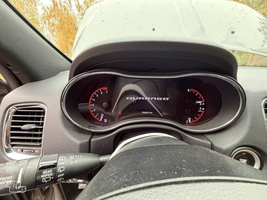 Grey Dodge Durango 2017 in Kaunas, with an engine capacity of 3.60 L and mileage of 155 thousand km for 9550 €, photo 18 on AUTOMOTO.COM.LV