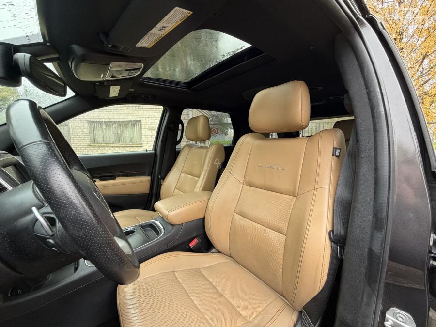 Grey Dodge Durango 2017 in Kaunas, with an engine capacity of 3.60 L and mileage of 155 thousand km for 9550 €, photo 21 on AUTOMOTO.COM.LV