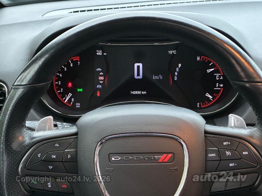 Grey Dodge Durango 2018 in Tallinn, with an engine capacity of 3.60 L and mileage of 155 thousand km for 25300 €, photo 23 on AUTOMOTO.COM.LV
