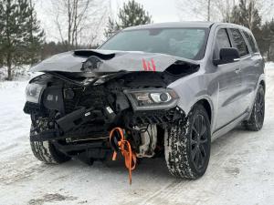 Grey Dodge Durango 2018 in Ukmerge, with an engine capacity of 5.65 L and mileage of 105 thousand km for 8500 €, photo 4 on AUTOMOTO.COM.LV