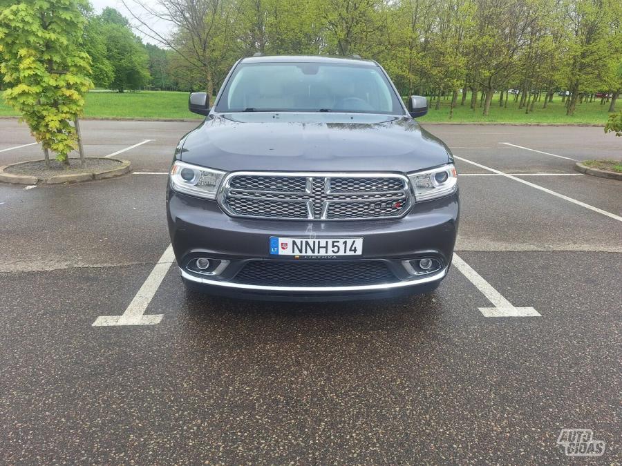 Grey Dodge Durango 2018 in Panevezys, with an engine capacity of 3.60 L and mileage of 311 thousand km for 13500 €, photo 1 on AUTOMOTO.COM.LV