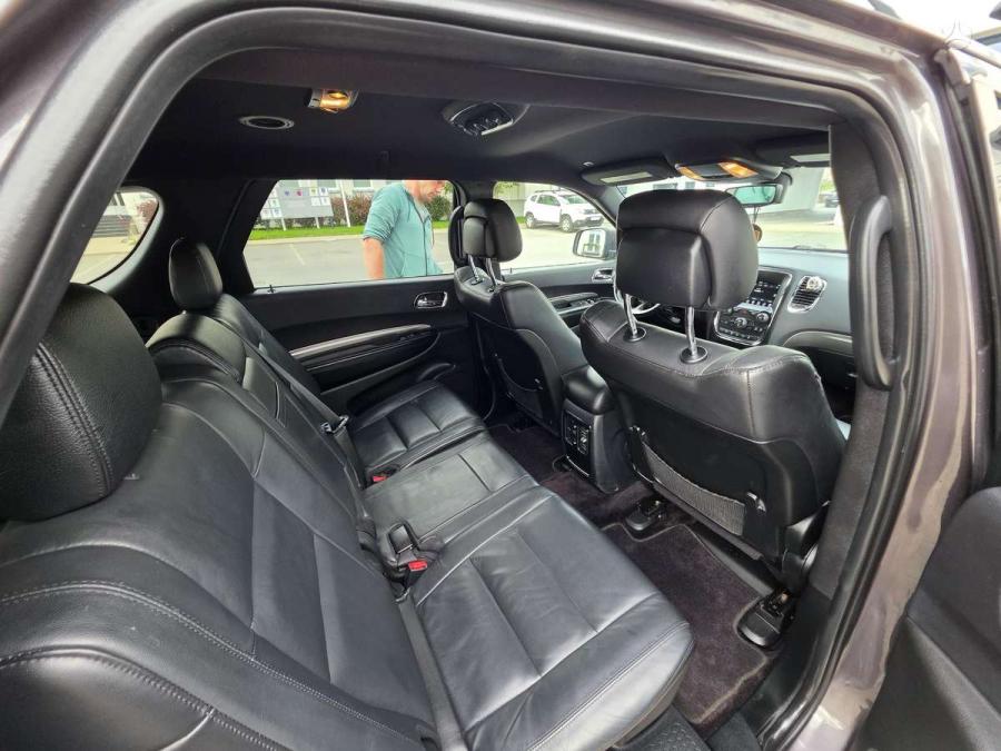 Grey Dodge Durango 2018 in Telschi, with an engine capacity of 3.60 L and mileage of 143 thousand km for 17800 €, photo 16 on AUTOMOTO.COM.LV