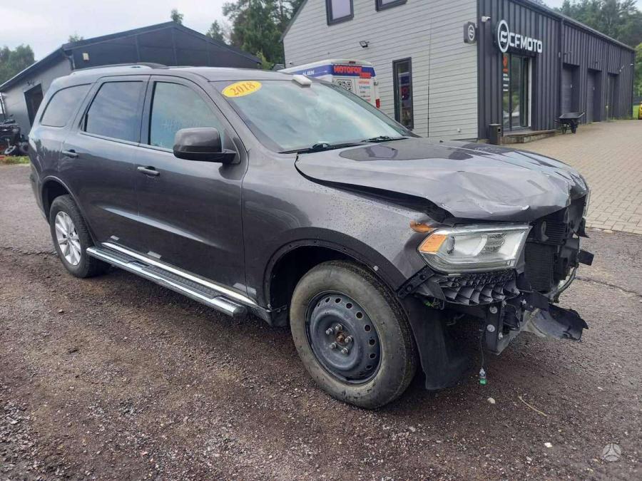 Pelēks Dodge Durango 2018 Viļņa, ar dzinēja tilpumu 3.60 L un nobraukumu 169 tūkst. km par 8490 €, foto 3 vietnē AUTOMOTO.COM.LV
