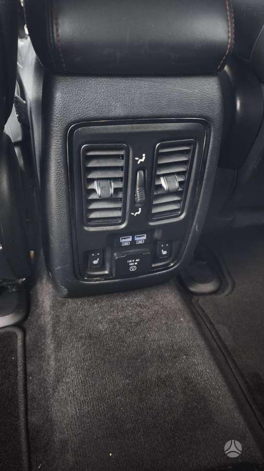 Pelēks Dodge Durango 2018 Klaipėda, ar dzinēja tilpumu 3.60 L un nobraukumu 188 tūkst. km par 17300 €, foto 13 vietnē AUTOMOTO.COM.LV