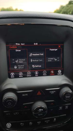 Pelēks Dodge Durango 2018 Klaipėda, ar dzinēja tilpumu 3.60 L un nobraukumu 188 tūkst. km par 17300 €, foto 17 vietnē AUTOMOTO.COM.LV