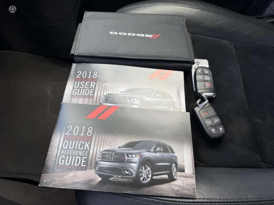 Grey Dodge Durango 2018 in Siauliai, with an engine capacity of 3.60 L and mileage of 245 thousand km for 10900 €, photo 16 on AUTOMOTO.COM.LV