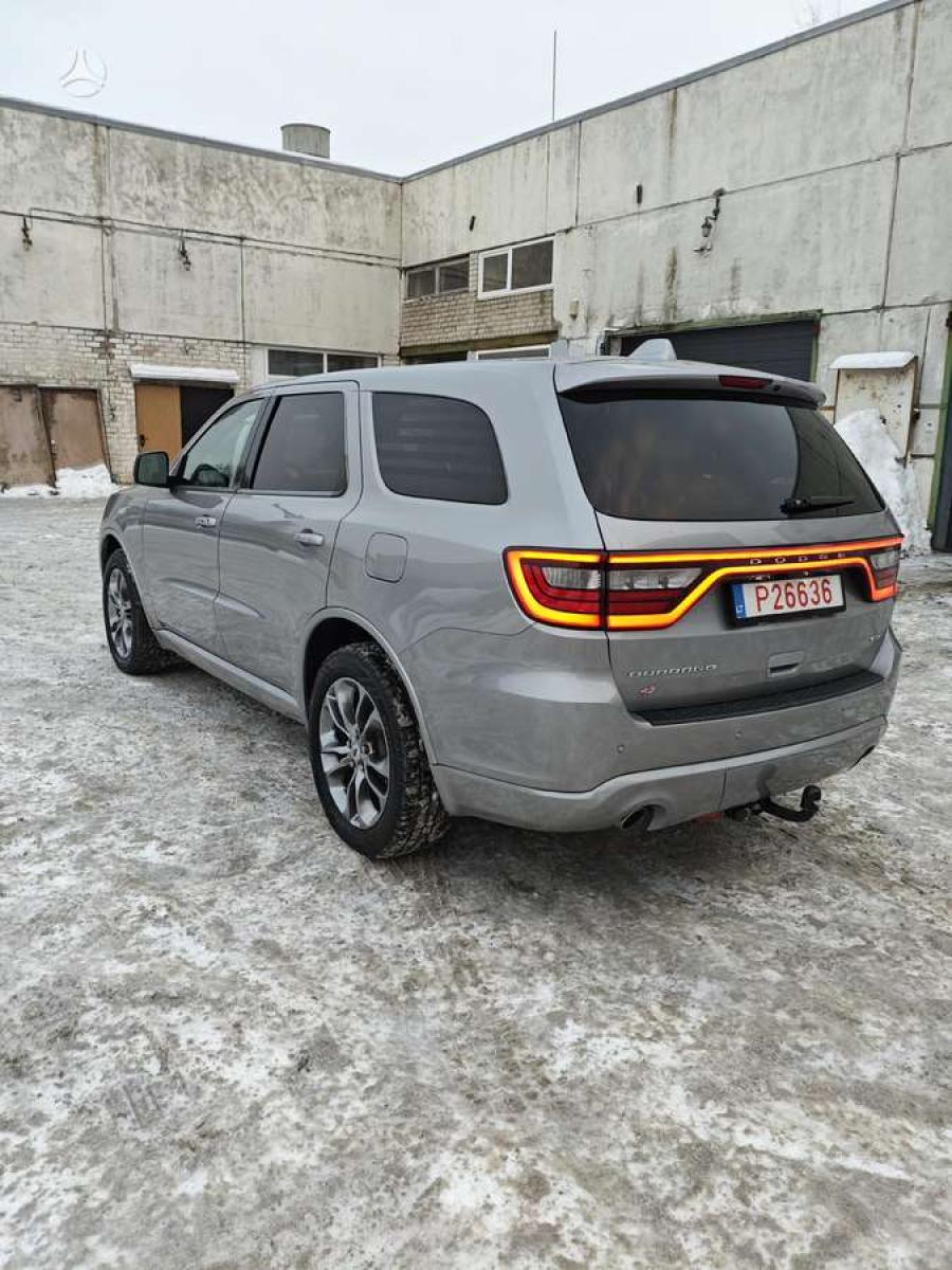 Grey Dodge Durango 2019 in Kaunas, with an engine capacity of 3.60 L and mileage of 120 thousand km for 22000 €, photo 3 on AUTOMOTO.COM.LV
