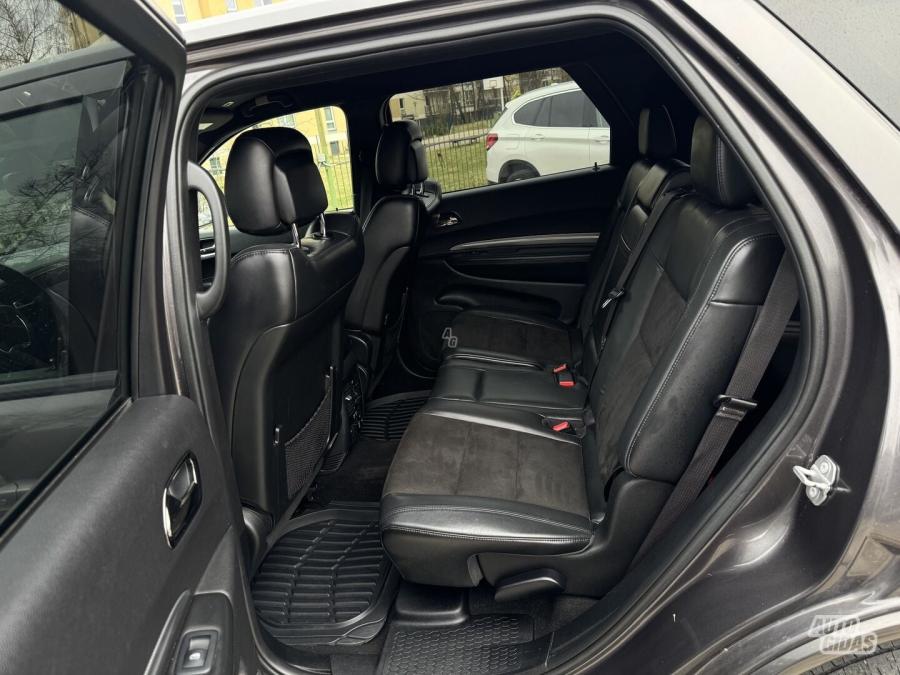 Grey Dodge Durango 2019 in Vilnius, with an engine capacity of 3.60 L and mileage of 227 thousand km for 17900 €, photo 27 on AUTOMOTO.COM.LV