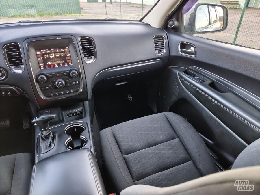 Grey Dodge Durango 2019 in Siauliai, with an engine capacity of 3.60 L and mileage of 92 thousand km for 16900 €, photo 14 on AUTOMOTO.COM.LV