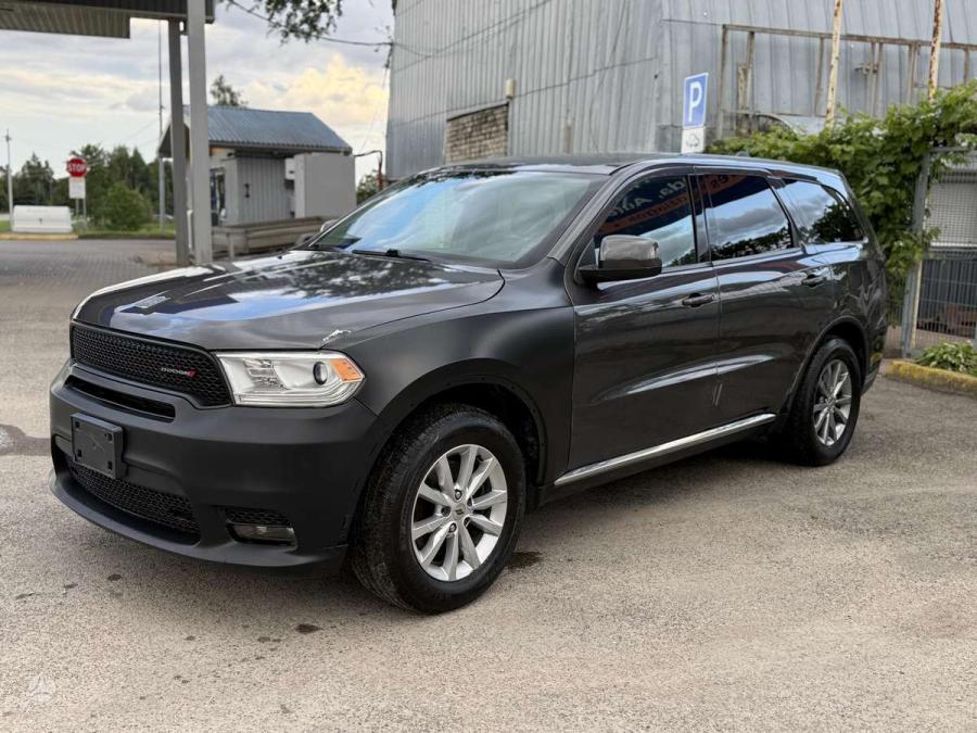 Pelēks Dodge Durango 2019 Šauļi, ar dzinēja tilpumu 5.65 L un nobraukumu 257 tūkst. km par 8499 €, foto 4 vietnē AUTOMOTO.COM.LV
