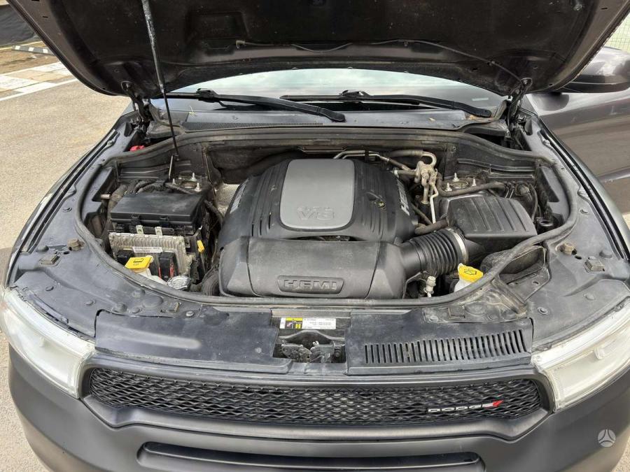 Pelēks Dodge Durango 2019 Šauļi, ar dzinēja tilpumu 5.65 L un nobraukumu 257 tūkst. km par 8499 €, foto 14 vietnē AUTOMOTO.COM.LV