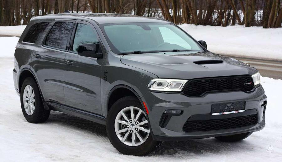 Grey Dodge Durango 2021 in Kretinga, with an engine capacity of 3.60 L and mileage of 144 thousand km for 24999 €, photo 4 on AUTOMOTO.COM.LV