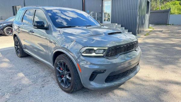 Pelēks Dodge Durango 2021 Ukmergė, ar dzinēja tilpumu 6.42 L un nobraukumu 59 tūkst. km par 27999 €, foto 1 vietnē AUTOMOTO.COM.LV