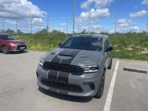 Grey Dodge Durango 2021 in Vilnius, with an engine capacity of 3.60 L and mileage of 114 thousand km for 24000 €, photo 4 on AUTOMOTO.COM.LV