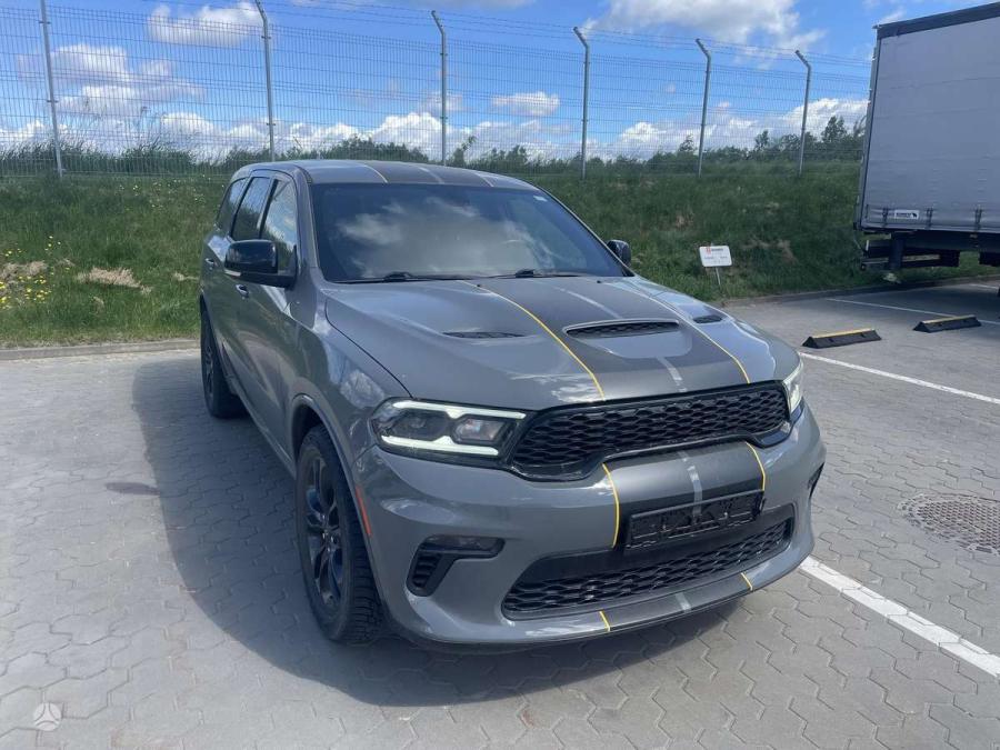 Grey Dodge Durango 2021 in Vilnius, with an engine capacity of 3.60 L and mileage of 114 thousand km for 24000 €, photo 14 on AUTOMOTO.COM.LV