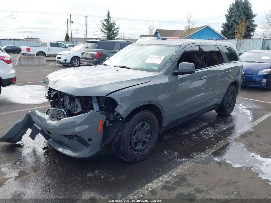 Pelēks Dodge Durango 2021 Alīta, ar dzinēja tilpumu 5.65 L un nobraukumu 132 tūkst. km par 12000 €, foto 3 vietnē AUTOMOTO.COM.LV