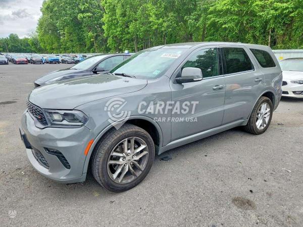 Pelēks Dodge Durango 2022 Šauļi, ar dzinēja tilpumu 3.60 L un nobraukumu 69 tūkst. km par 17500 €, foto 1 vietnē AUTOMOTO.COM.LV